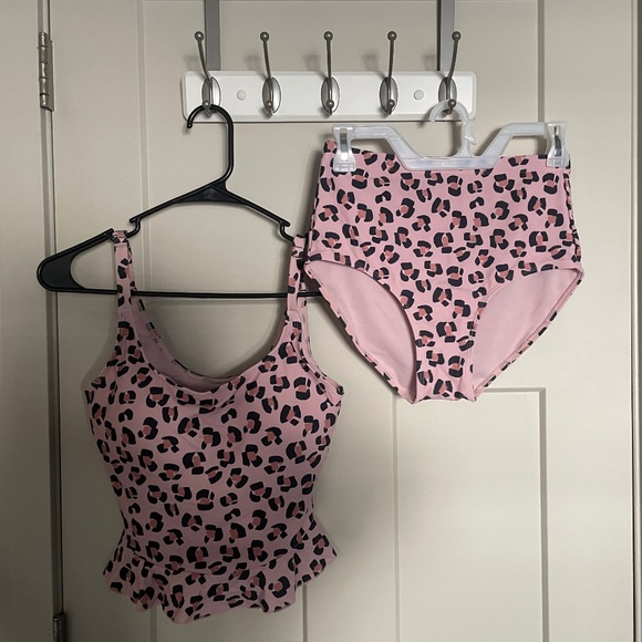 Janela Bay | Swim | Scoop Neck Peplum Tankini Top And Original High ...